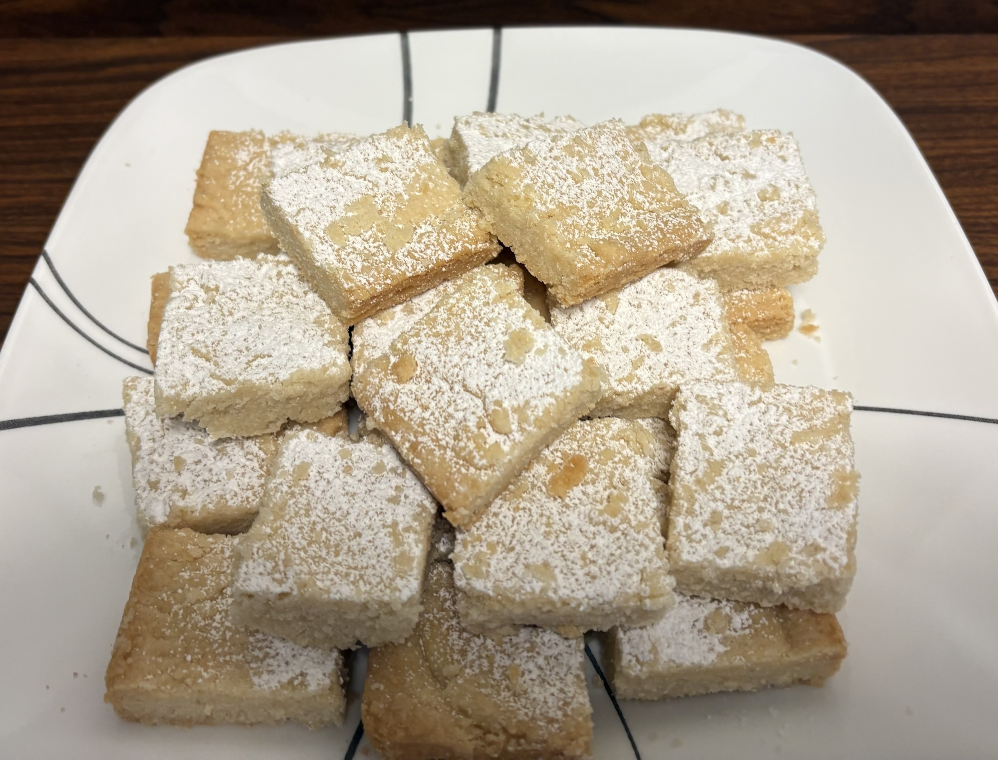 Earl Grey Shortbread Squares – Opie in the Kitchen